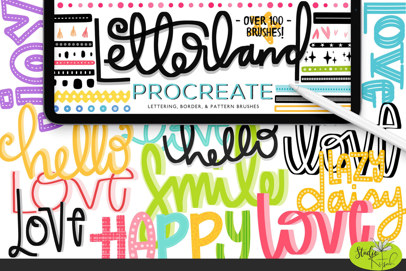Letterland Procreate Lettering Kit - Studio Kitsch