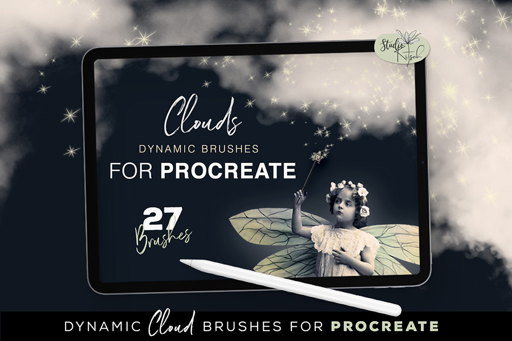Clouds Brushes For Procreate Studio Kitsch
